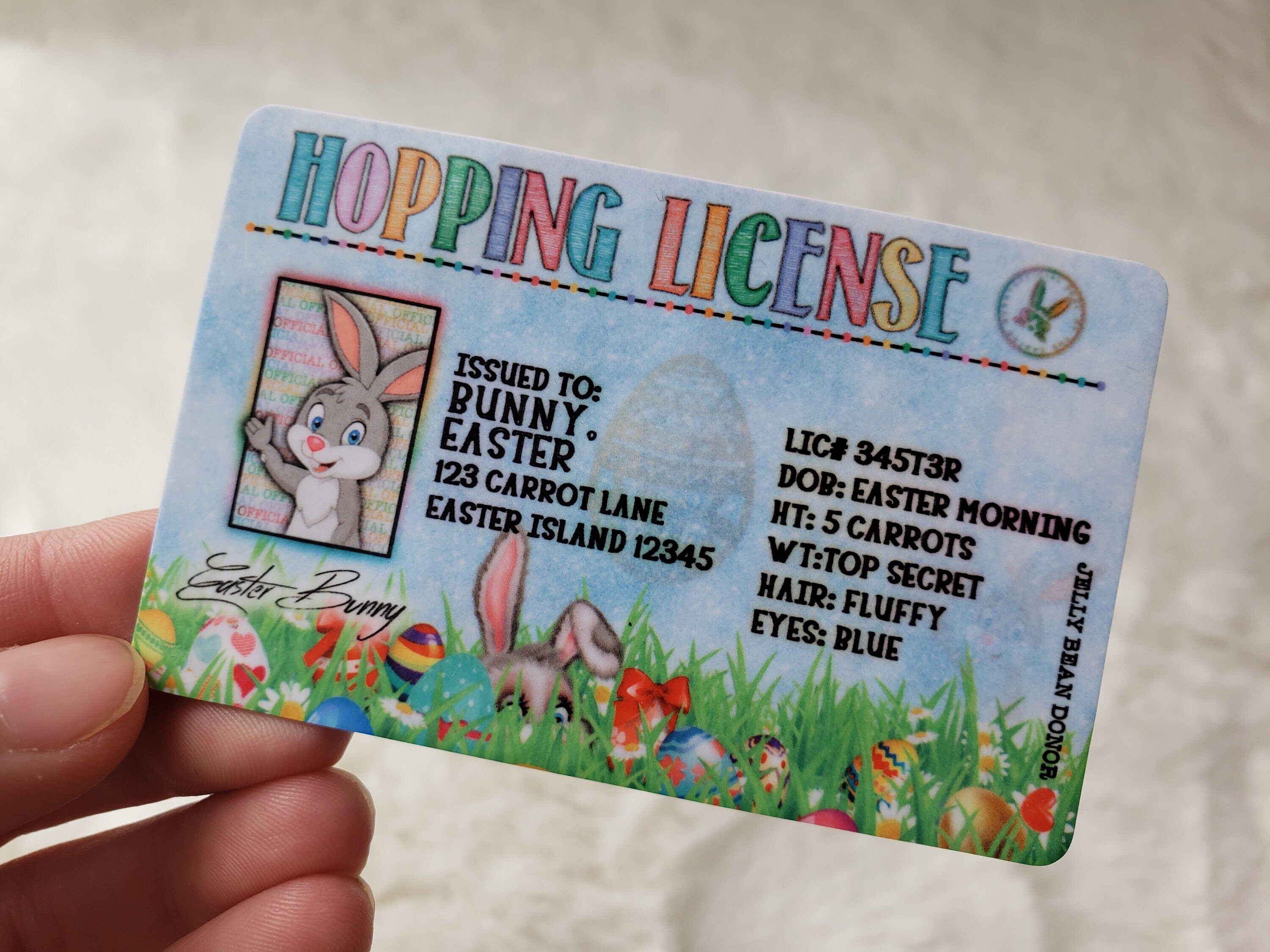 Easter Bunny License Scavenger Hunt Toddler Easter Gift First - Etsy