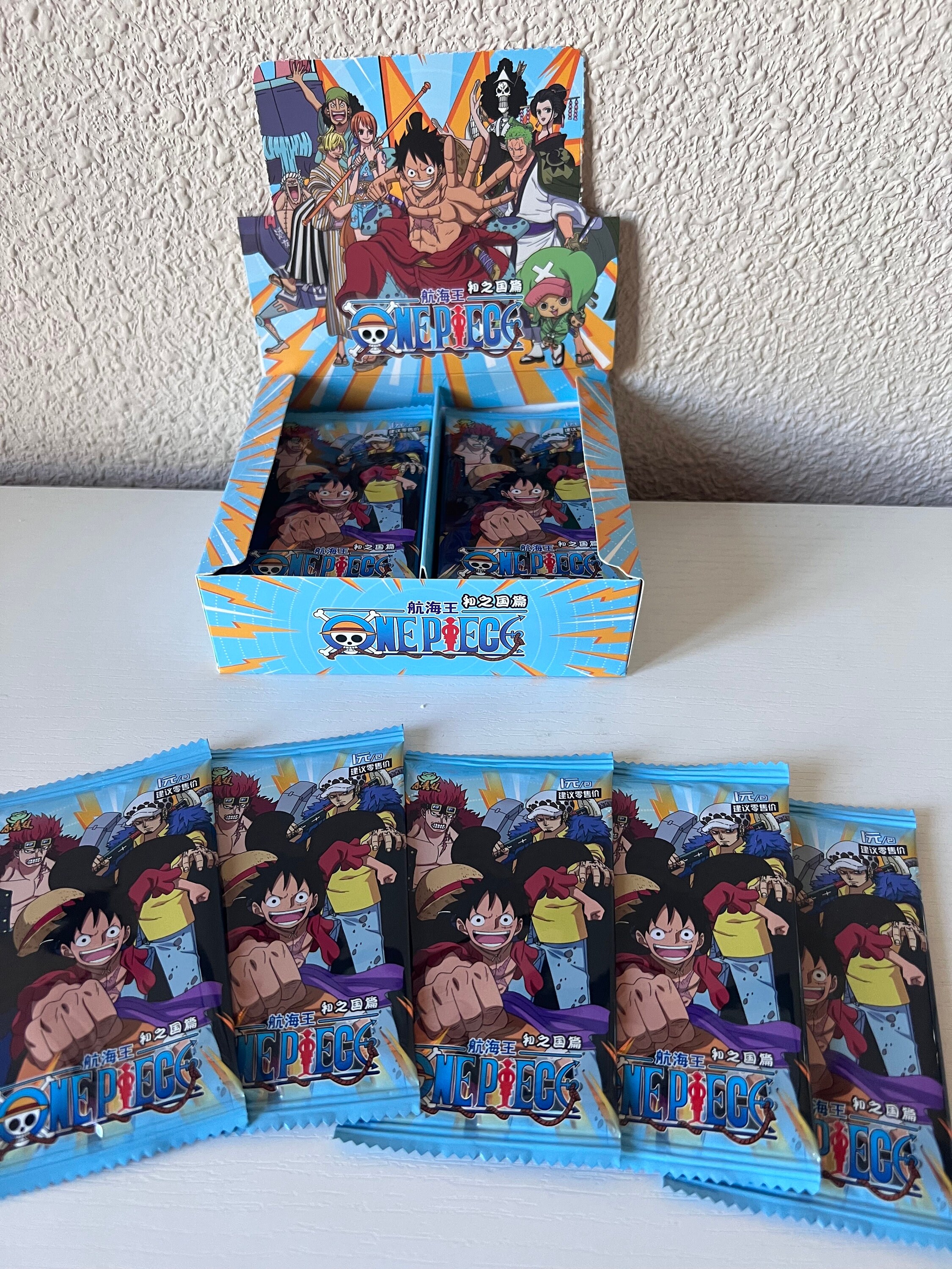 Envelopes Cards One Piece Trading Cards Luffy Zoro Nami Chopper Nami ...