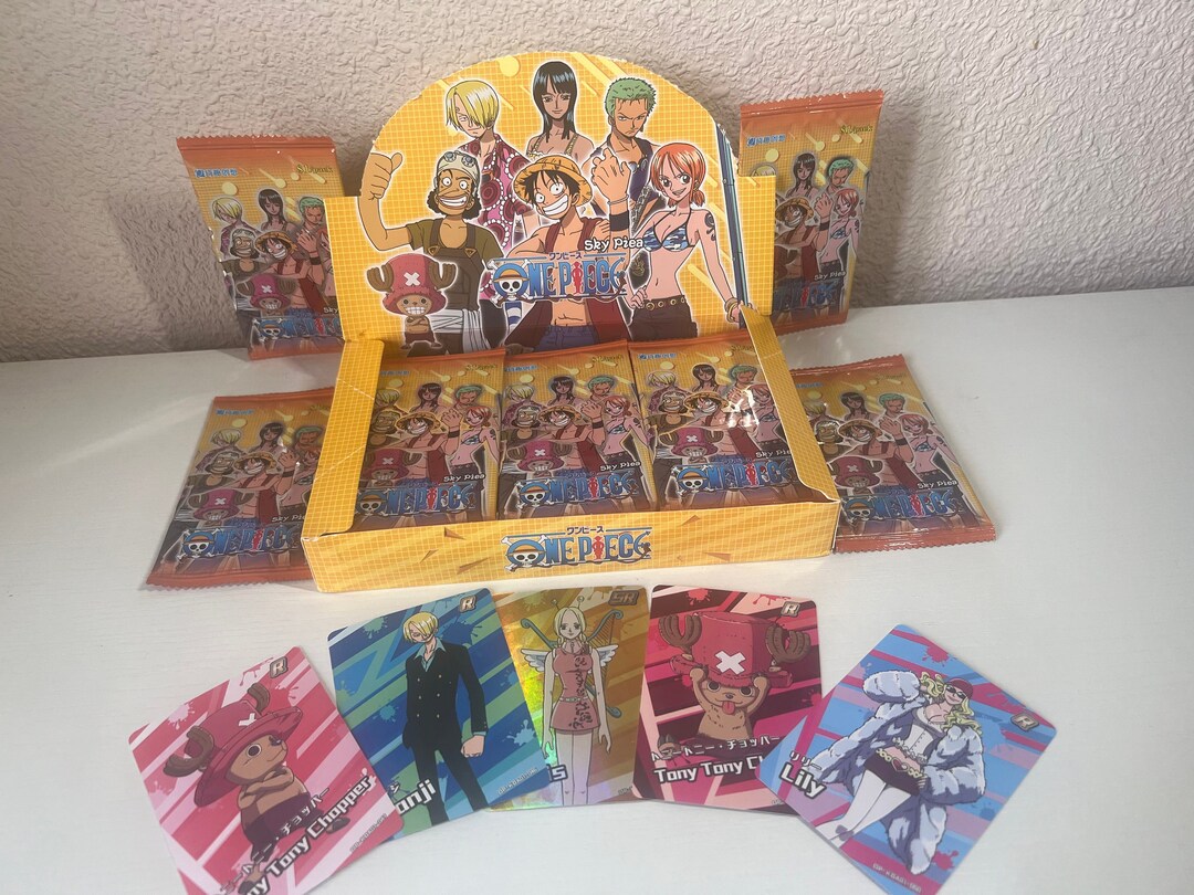 Envelopes Cards One Piece Trading Cards Luffy Zoro Nami Chopper Nami ...