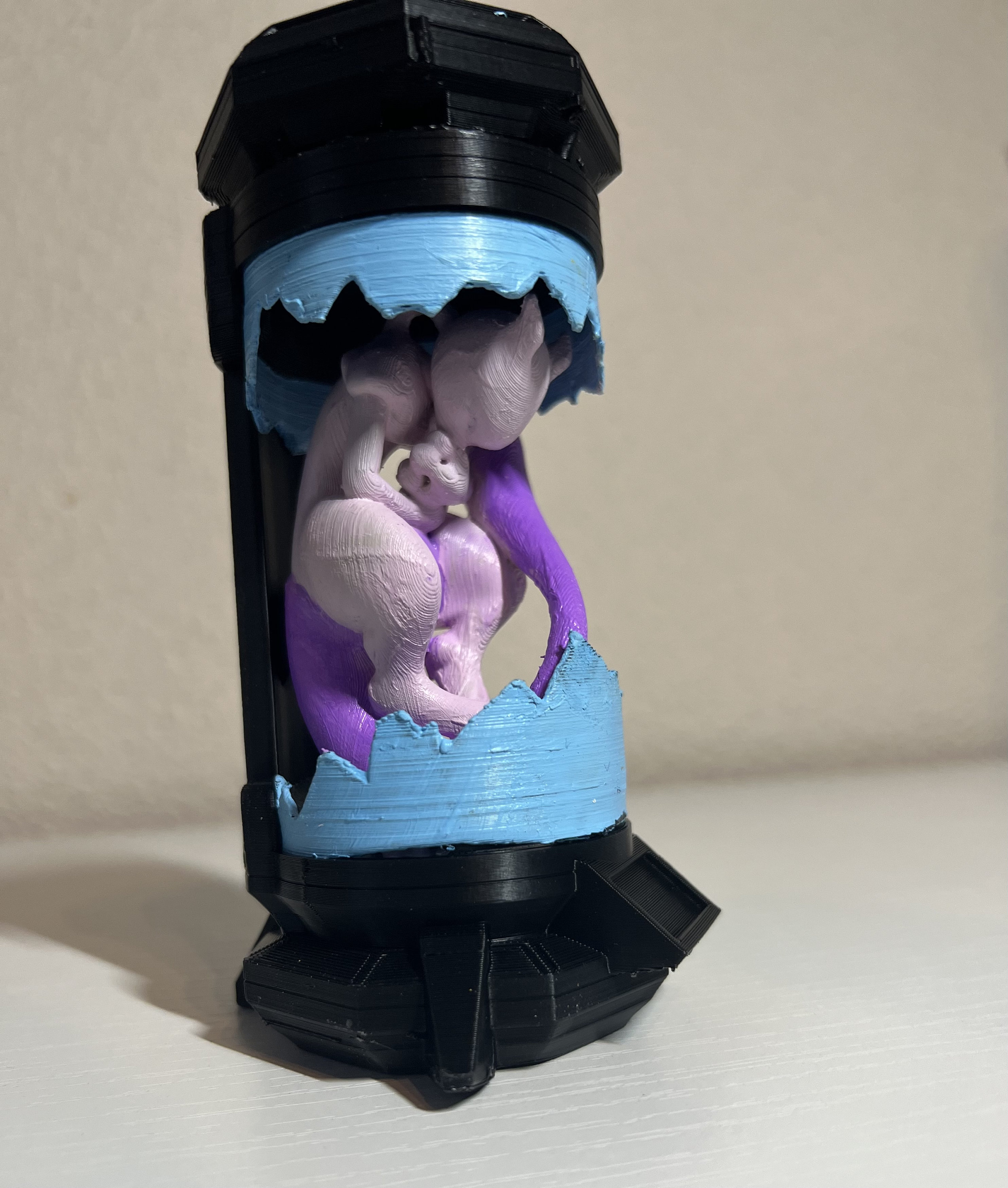 Figure Mewtwo Pokemon Laboratory Explosion Pokemon Movie - Etsy