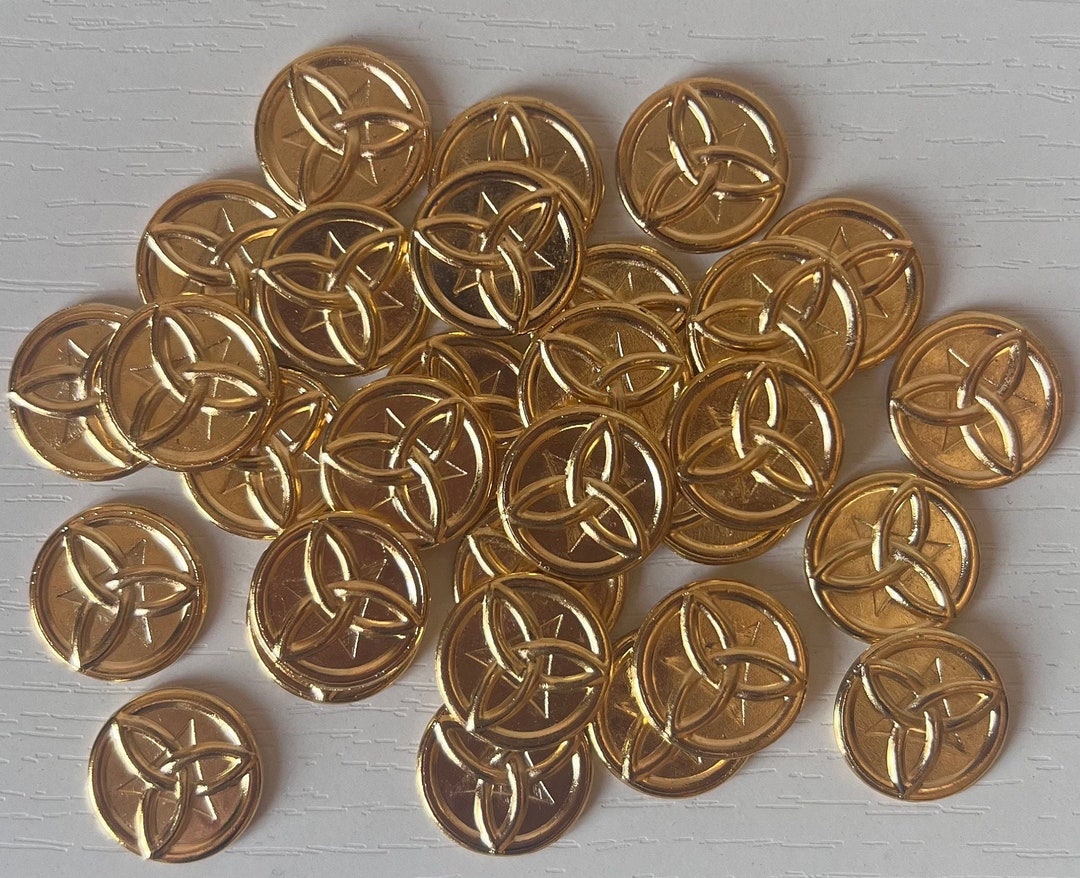 Mora Coin Genshin Impact Realistic Mihoyo Honkai - Etsy