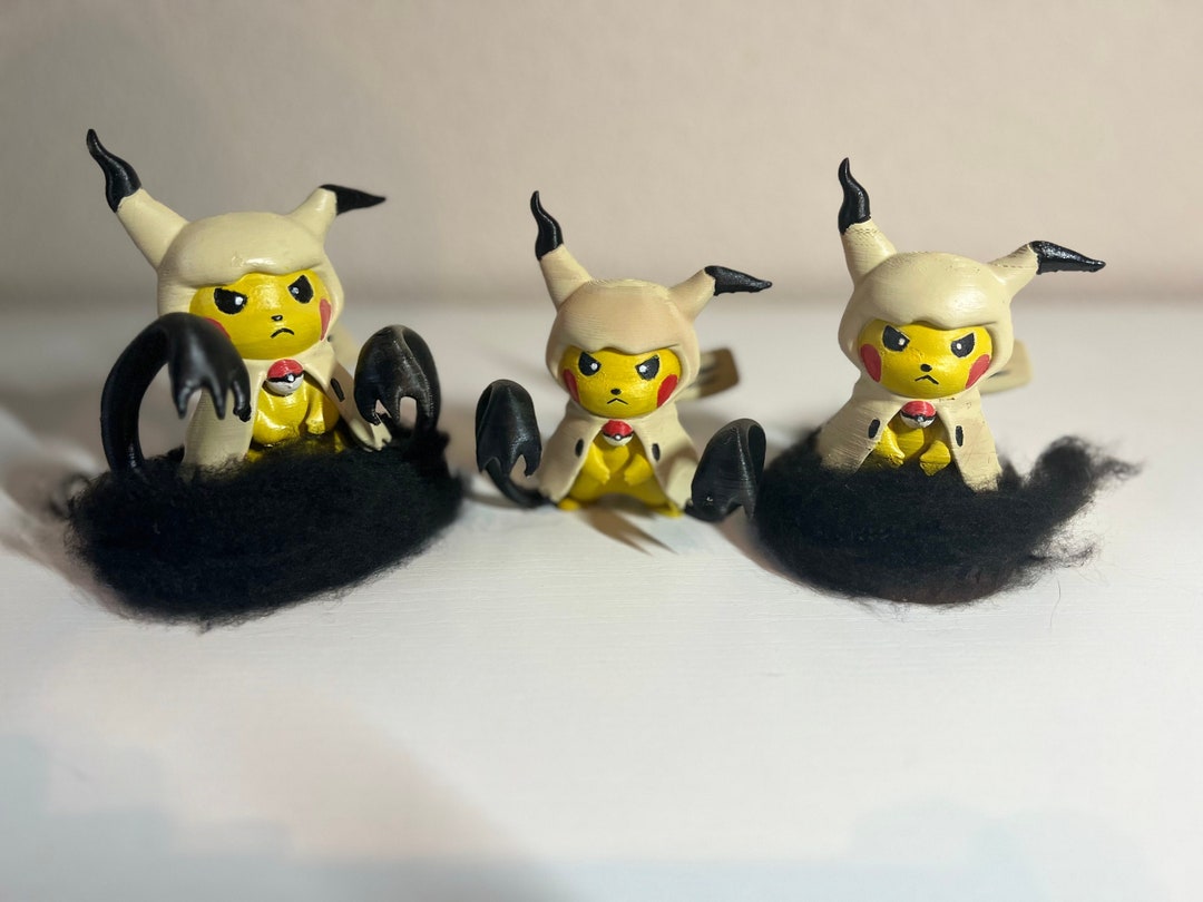 Figure PIKACHU Spooky Halloween Pokemon Mimikyu Hand Painted - Etsy