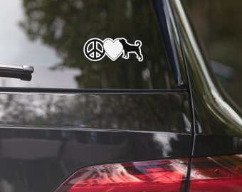 Rottweiler Sticker I Love Mom Rottweiler Dog Lover - Etsy