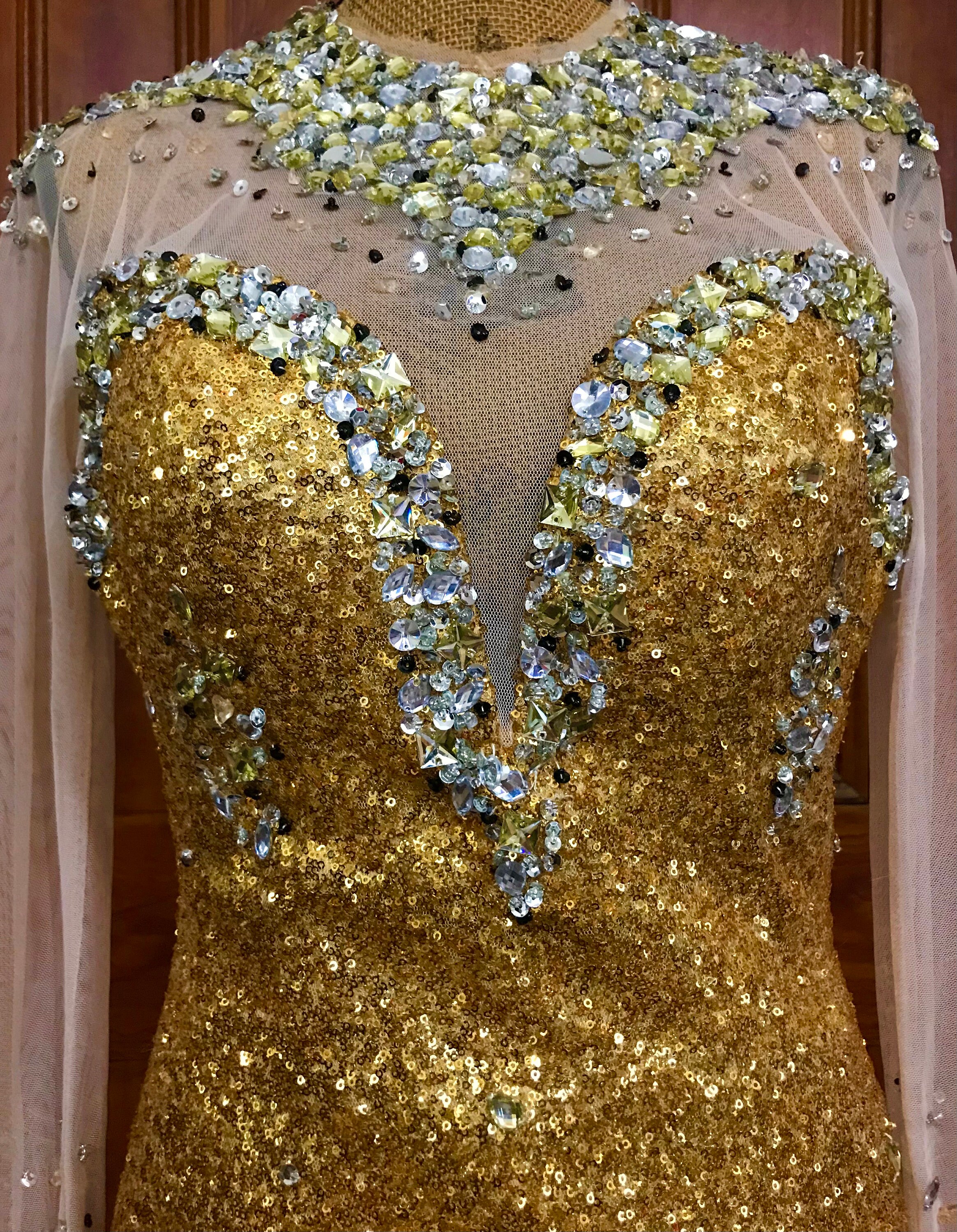 Vintage Golden Goddess Prom Pageant Gown Dress - Etsy