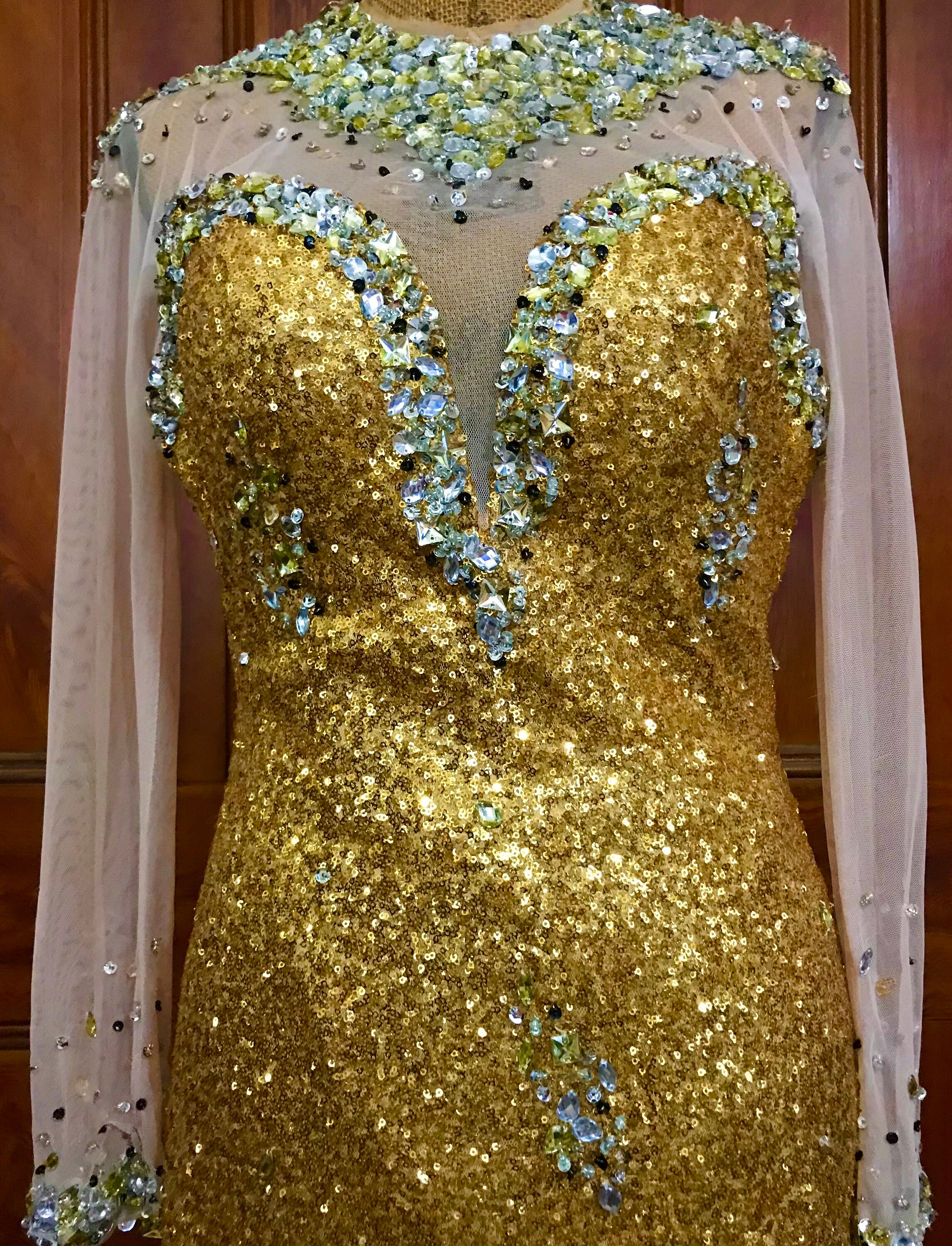 Vintage Golden Goddess Prom Pageant Gown Dress - Etsy