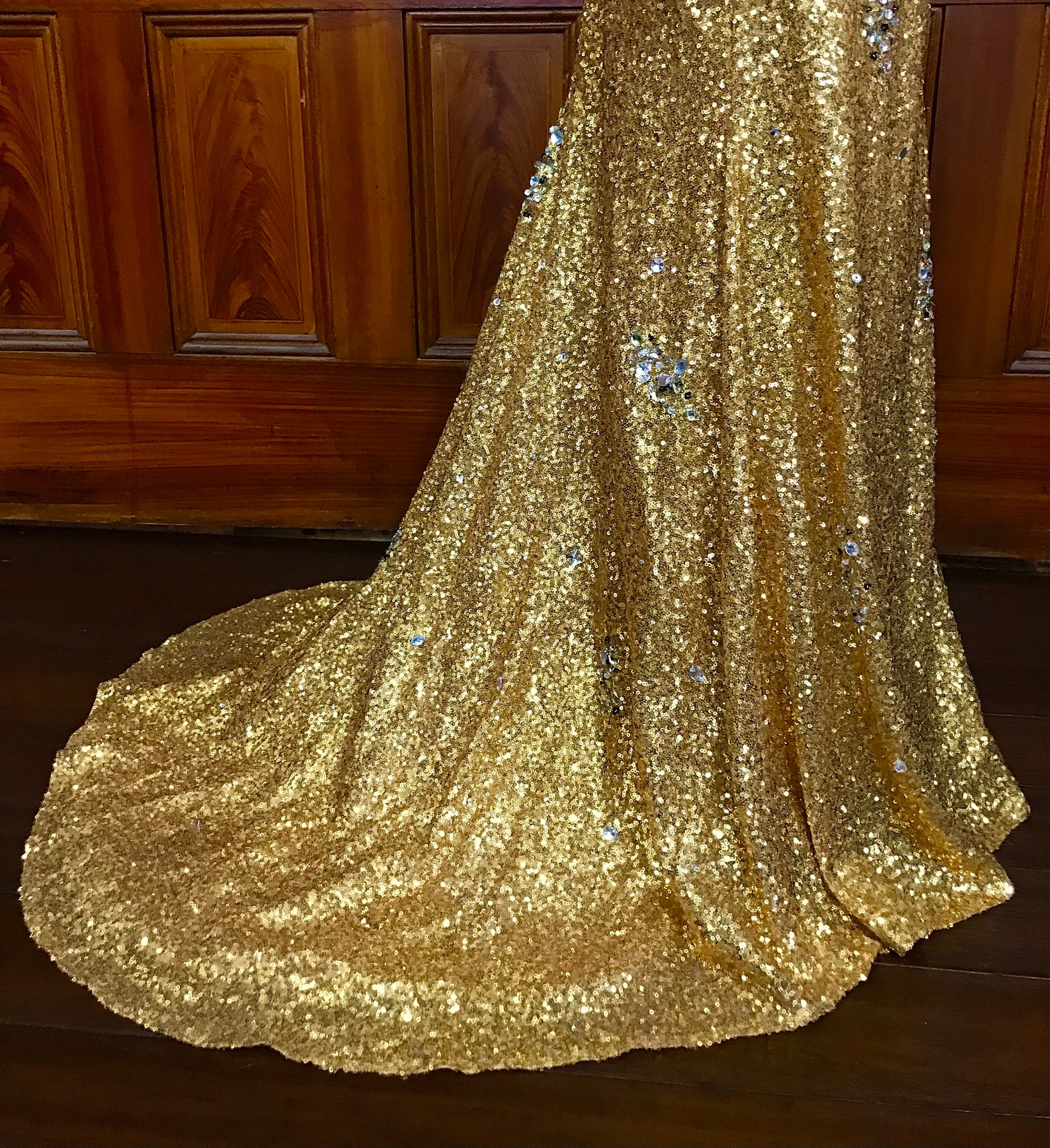 Vintage Golden Goddess Prom Pageant Gown Dress - Etsy