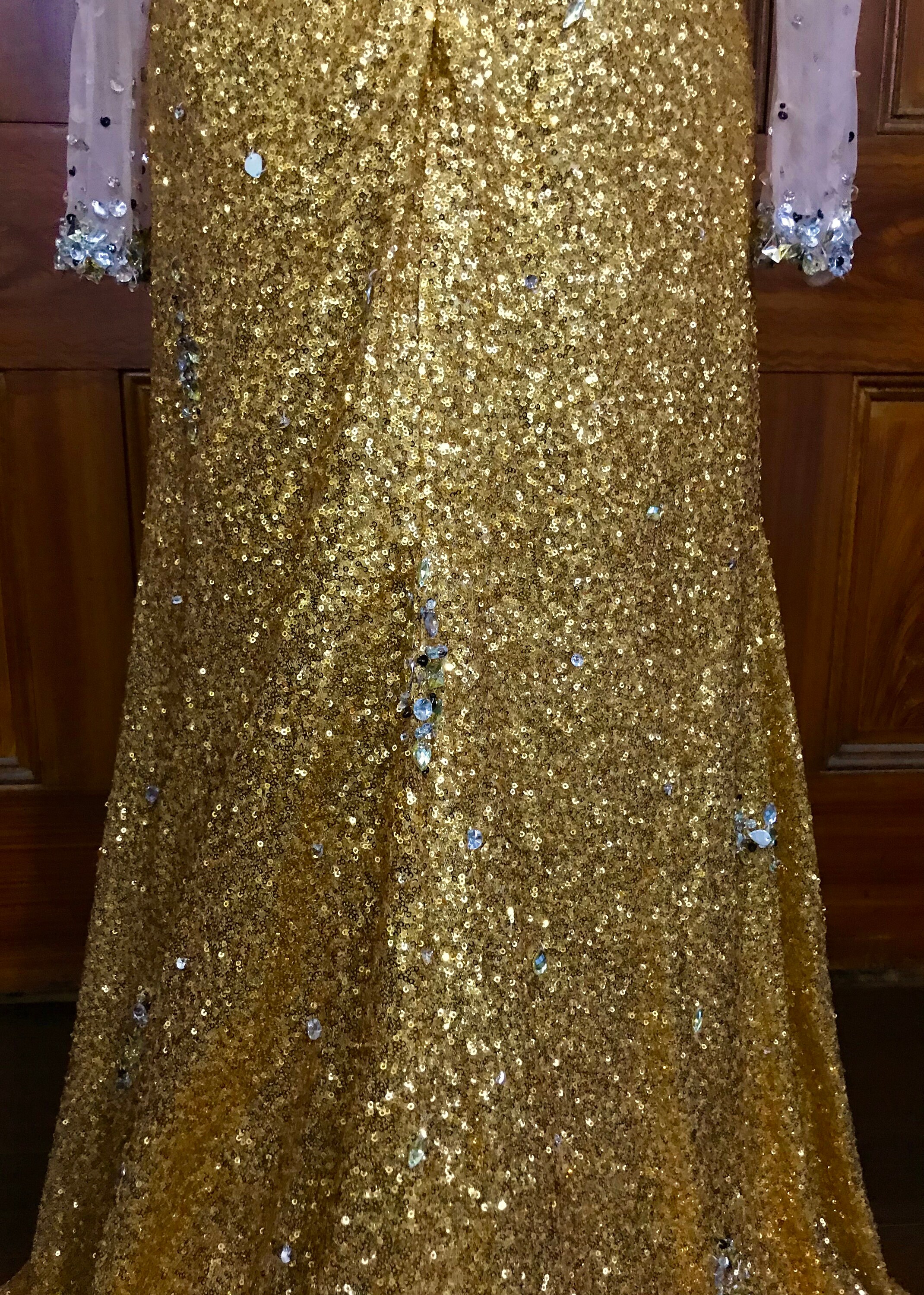 Vintage Golden Goddess Prom Pageant Gown Dress - Etsy