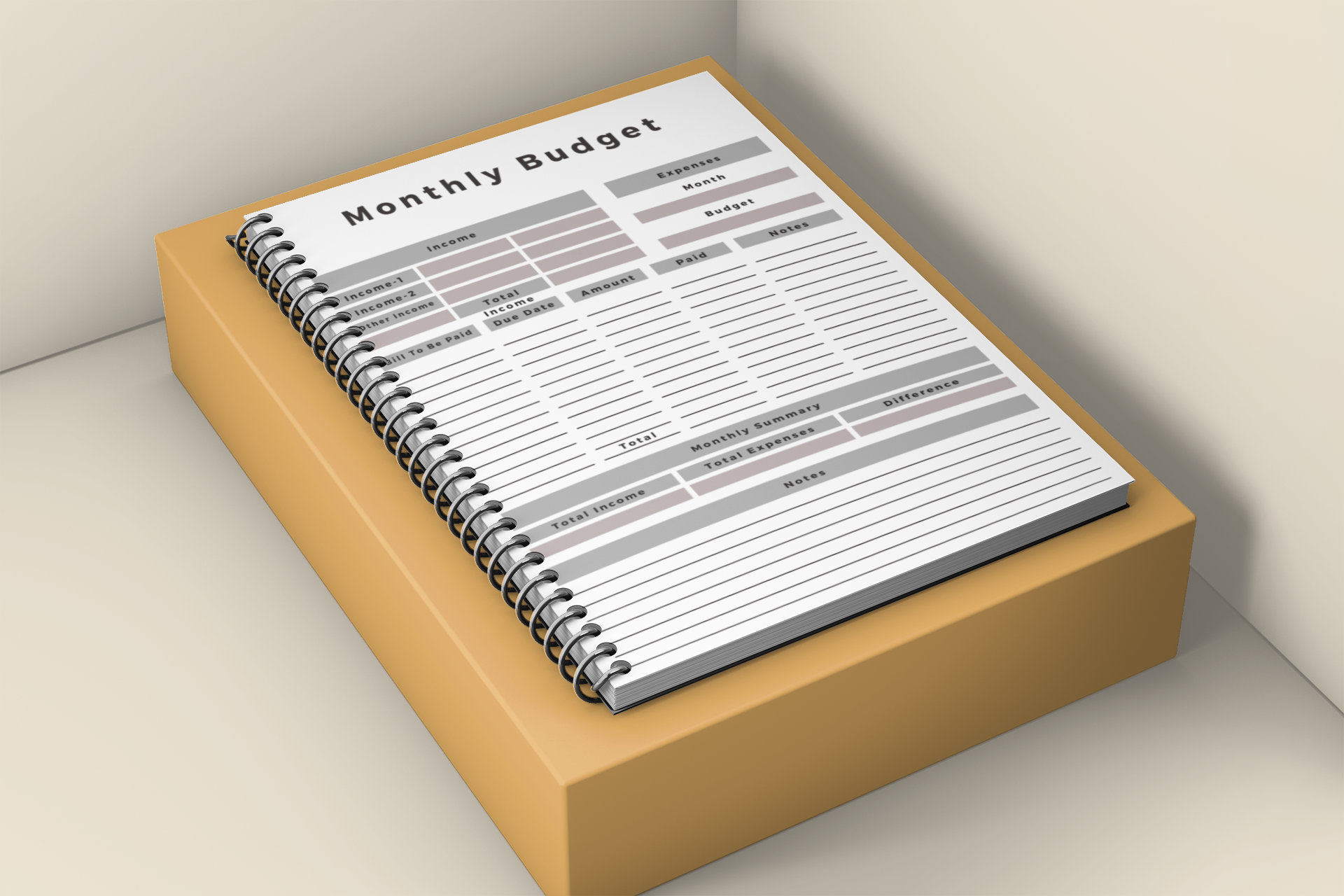 Monthly Budget Planner, Printable, Instant Download, Productivity ...