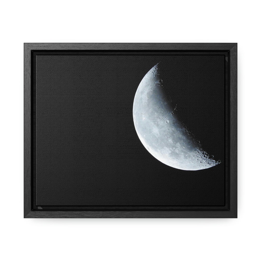 Crescent Moon Gallery Art Canvas, Home Decor - Etsy