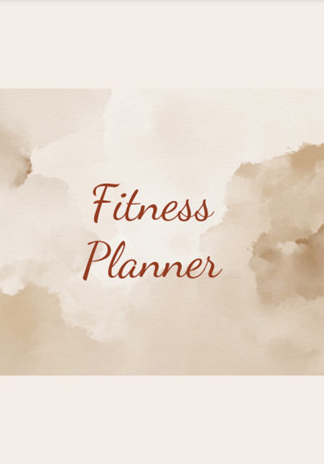 All-in-one Fitness Planner: 12-week Challenge, Body Measurements, 30 ...