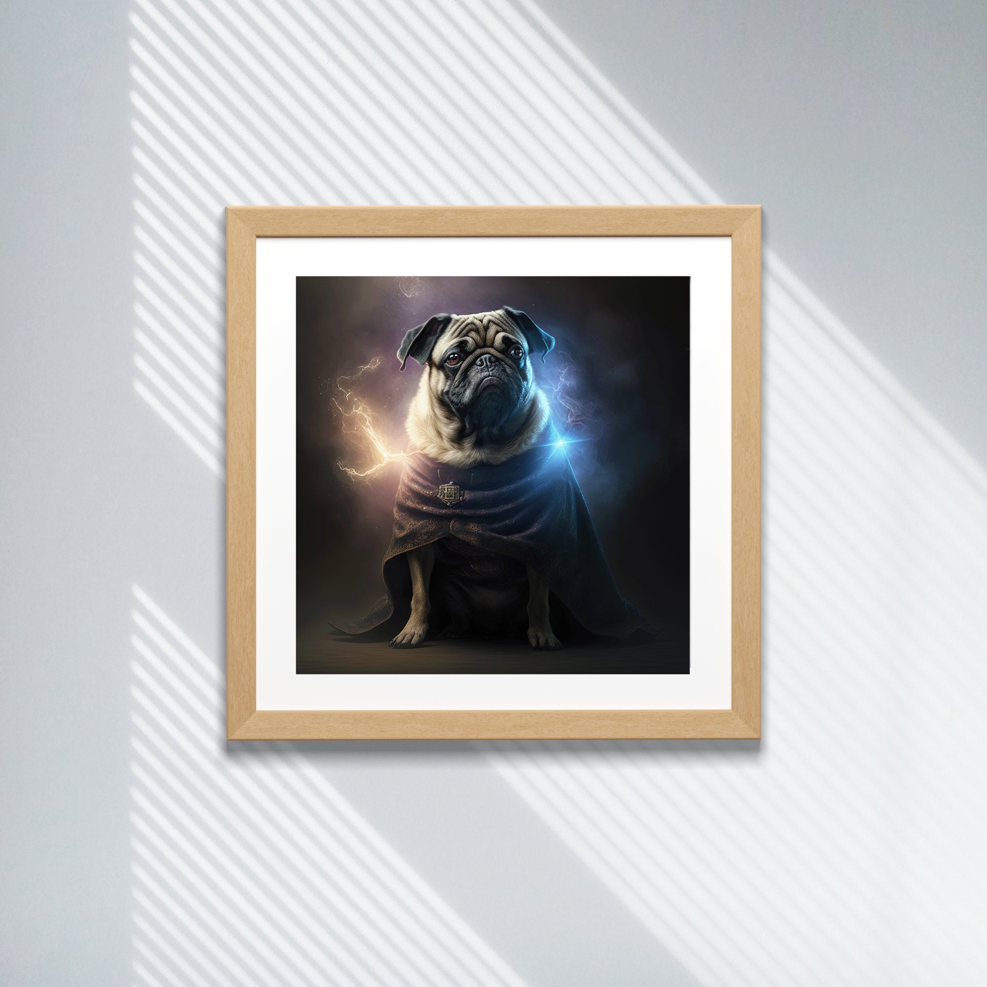 Pug Wizard - Etsy
