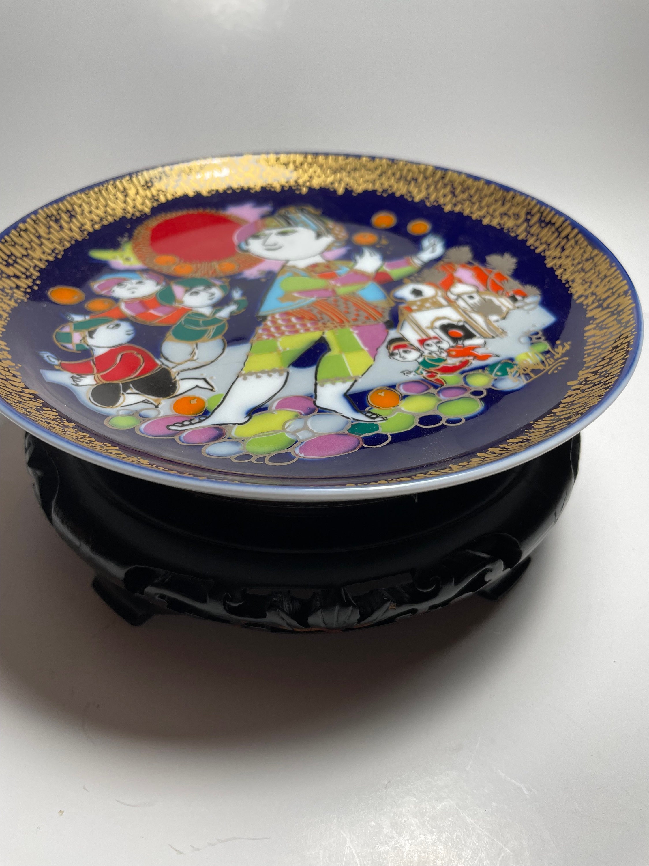 Vintage Bjorn Wiinblad Rosenthal Aladdin Plate - Etsy