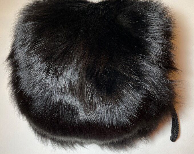 Vintage Fox Fur Muff - Etsy