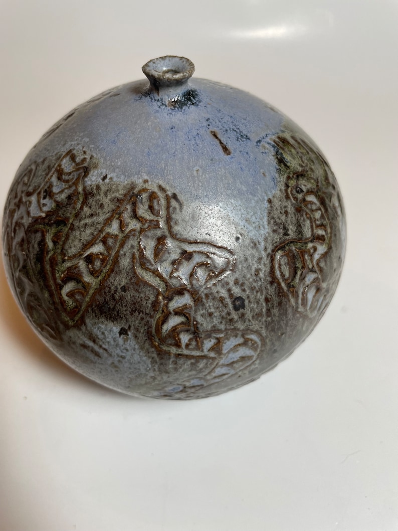 Mid Century Modern Studio Pottery Weed Pot - Etsy