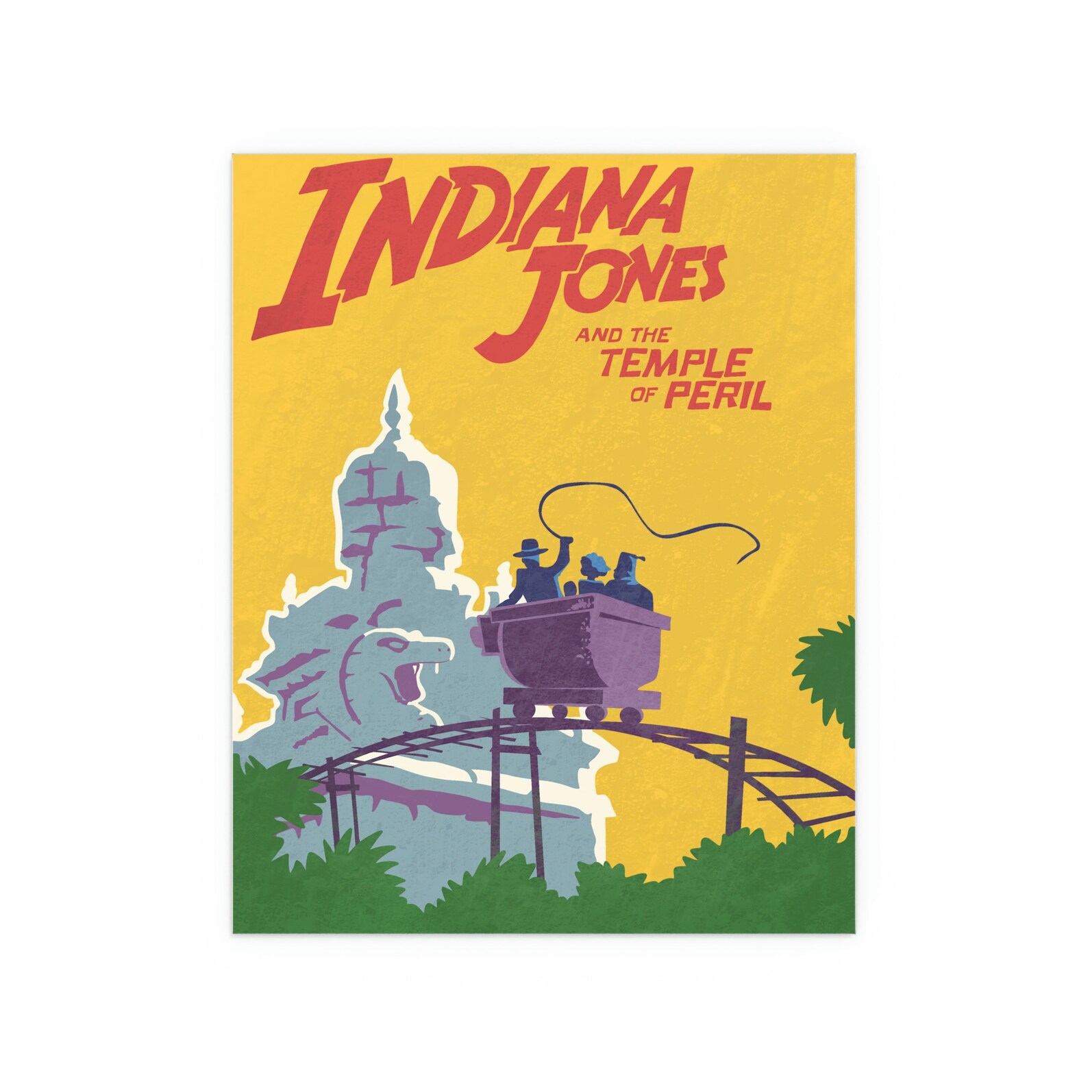 Indiana Jones Ride Poster Etsy indiana-jones-ride-poster-etsy
