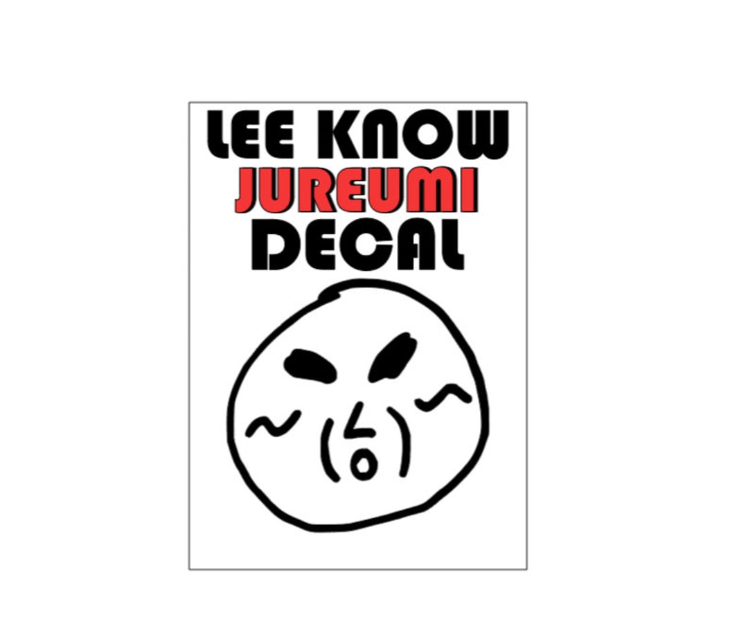 Stray Kids Lee Know Jureumi Decal | KPOP Vinyl Bumper Sticker - Etsy