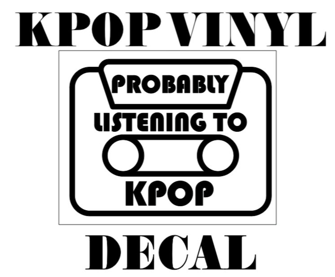 Customizable Kpop Vinyl Decal - Straykids, Enhypen, Blackpink, Twice ...