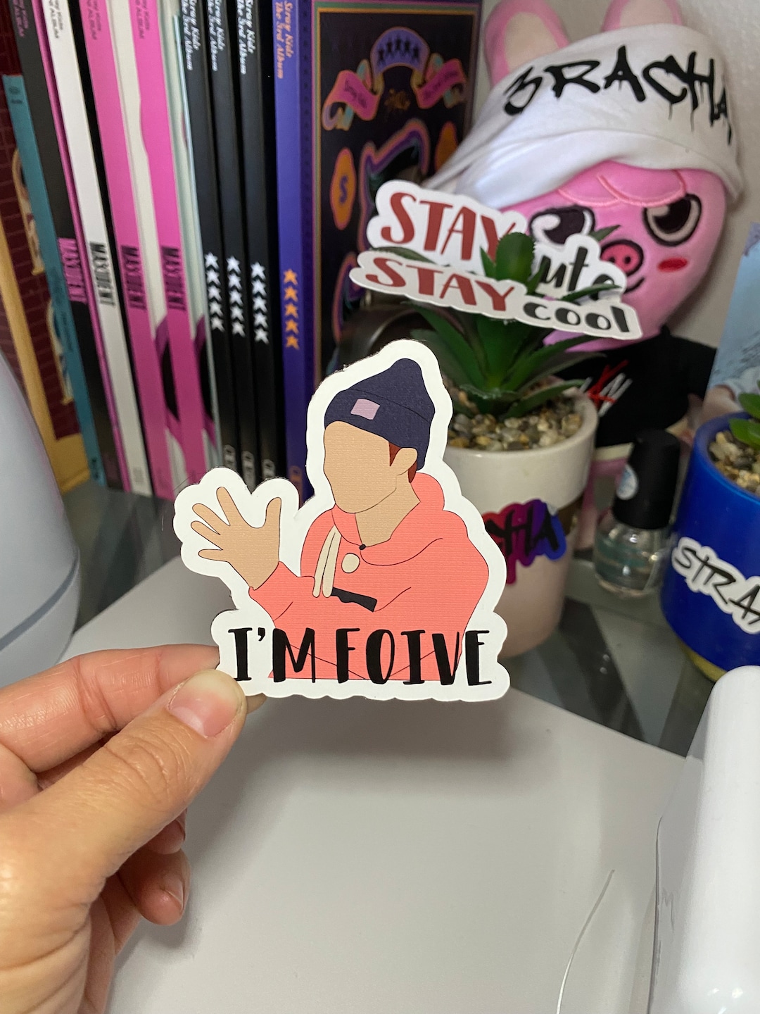 Stray Kids Magnet - Bang Chan I'm Foive - Etsy