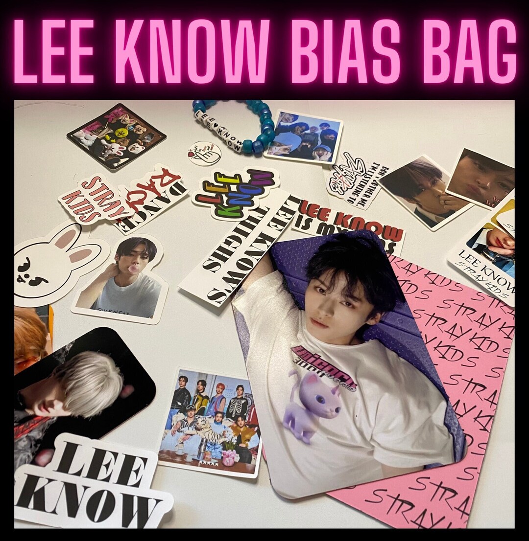 Lee Know Bias Gift Bags Stray Kids Mystery Box Pack Kpop Group Merch ...