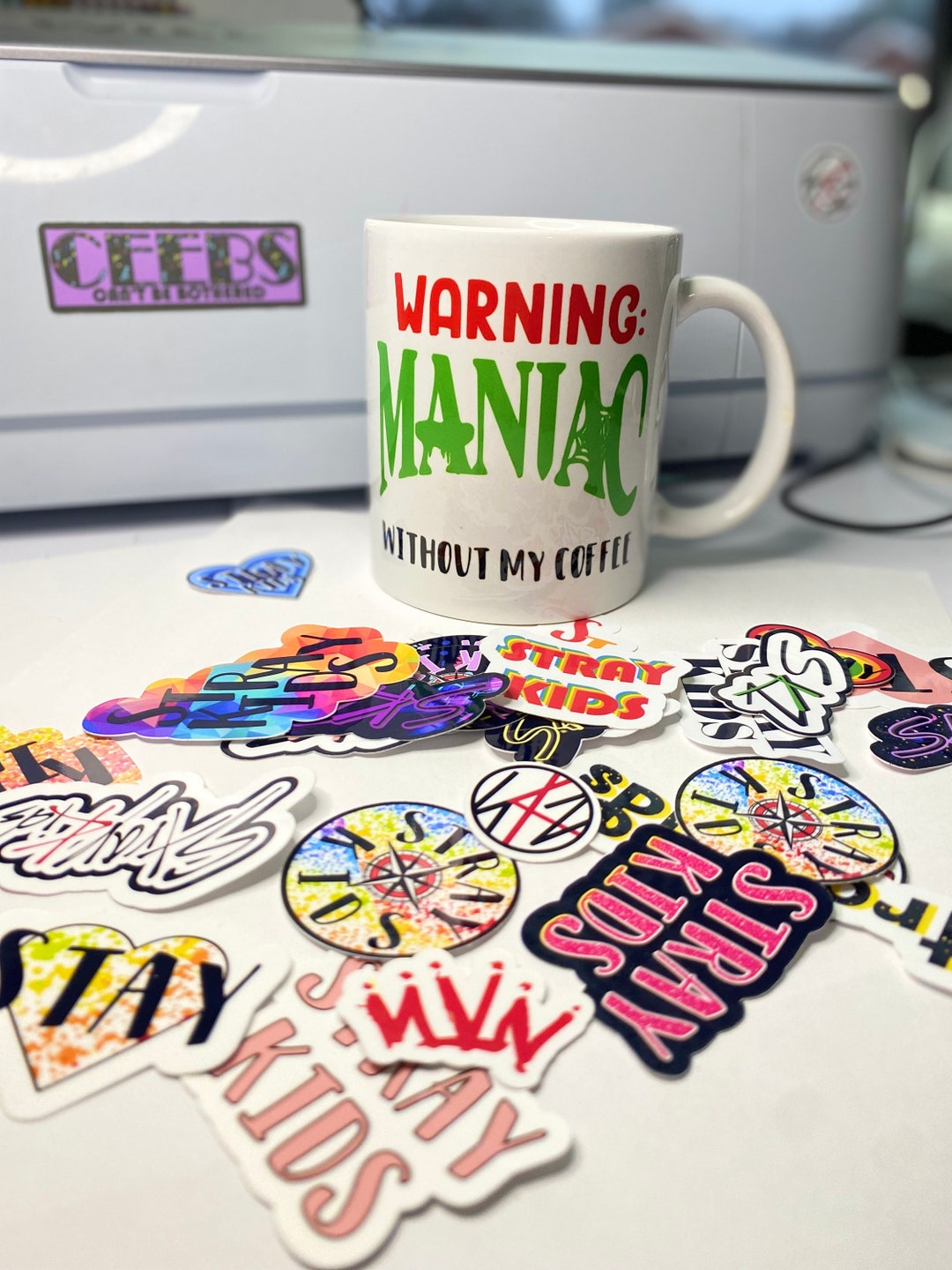 Stray Kids Mug: Maniac Kpop Coffee Mug - Microwave and Dishwasher Safe ...