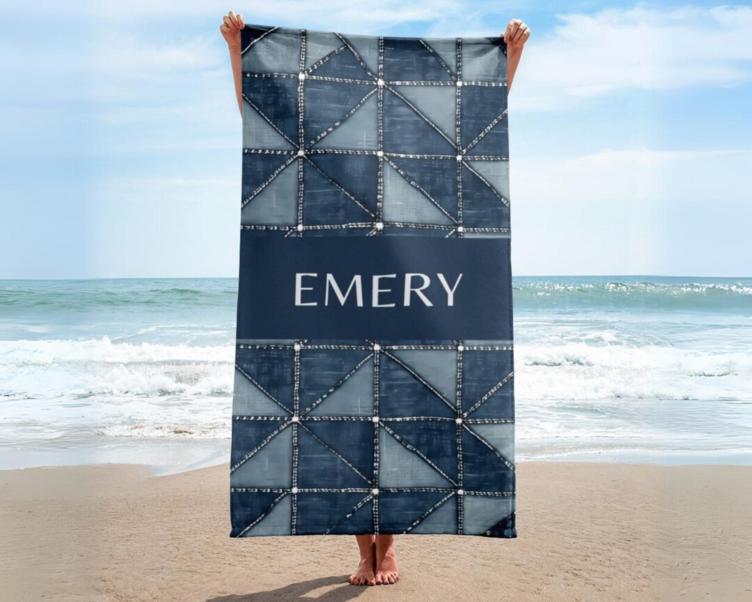 Personalized Beach Towel Retro 80s Theme Custom Gift for Her, 1980s ...