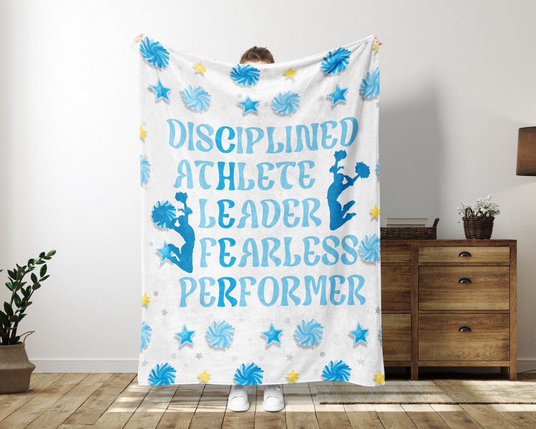 Cheerleader Blanket Cheer Gift for Girls, Gift for Cheerleader Cozy ...