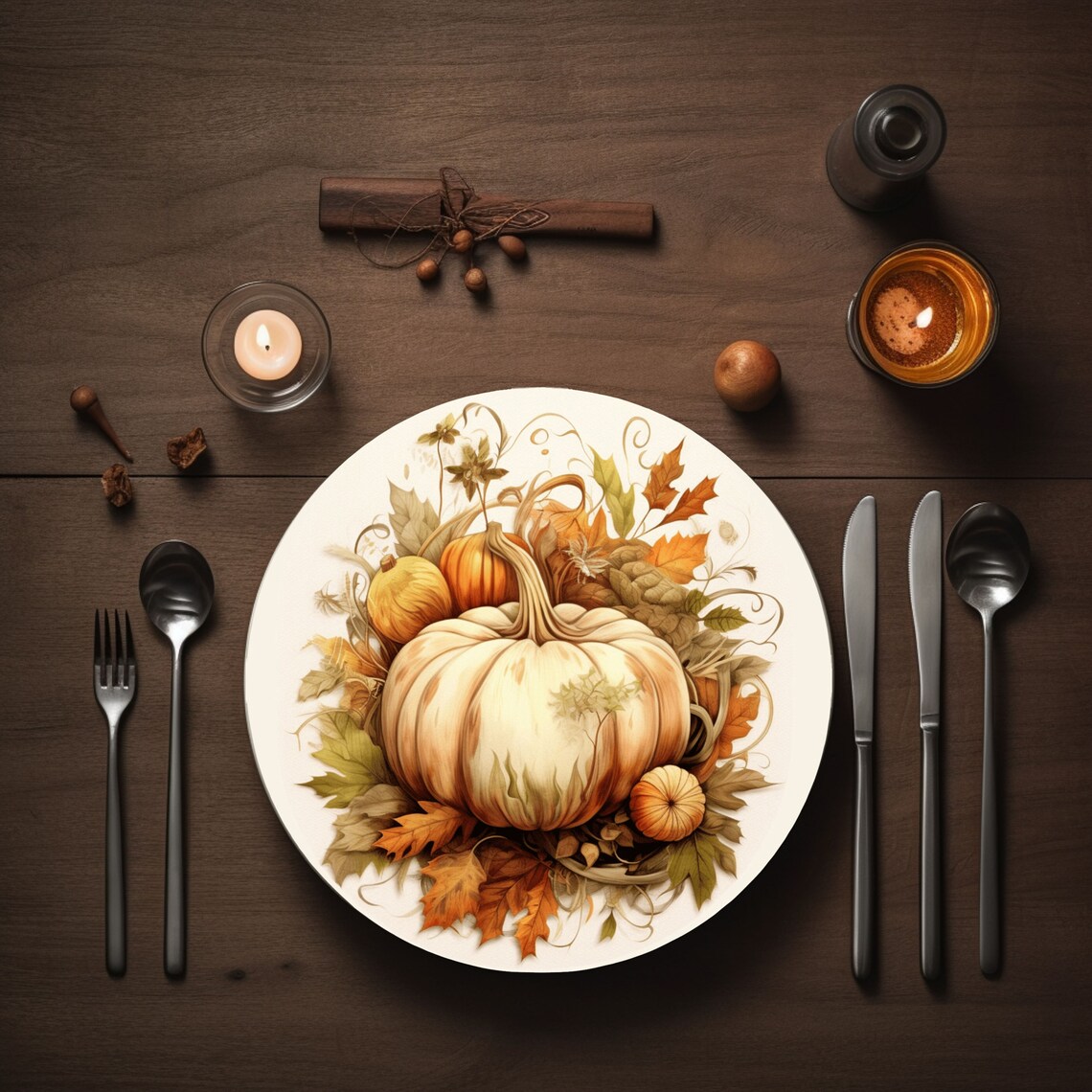 Bone China Pumpkin Plates White Pumpkin Plates Cottagecore Kitchen ...