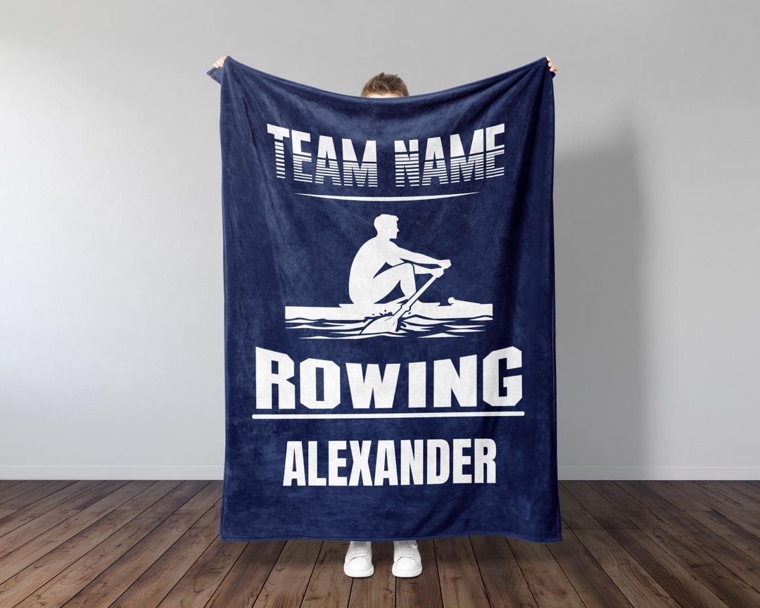 Personalized Rowing Blanket Gifts for Rowers, Rowing Team Gift Custom ...