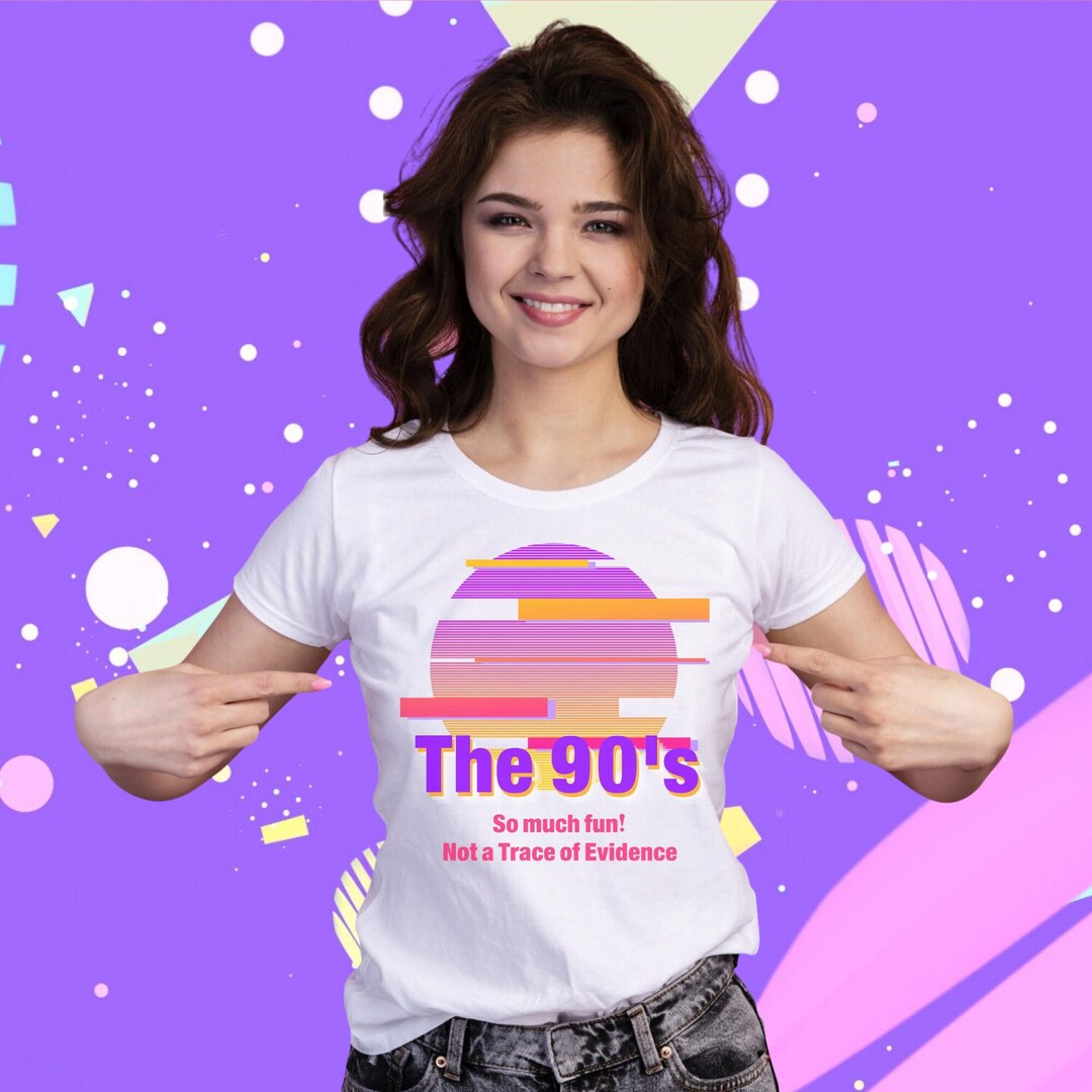 90s Nostalgia Shirt Gift for Her Fun Retro 1990s T Shirt Gift for ...