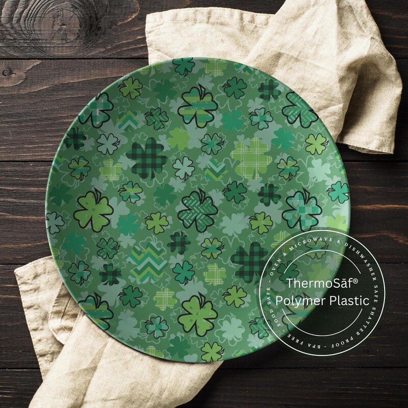 Shamrock Plates - Etsy