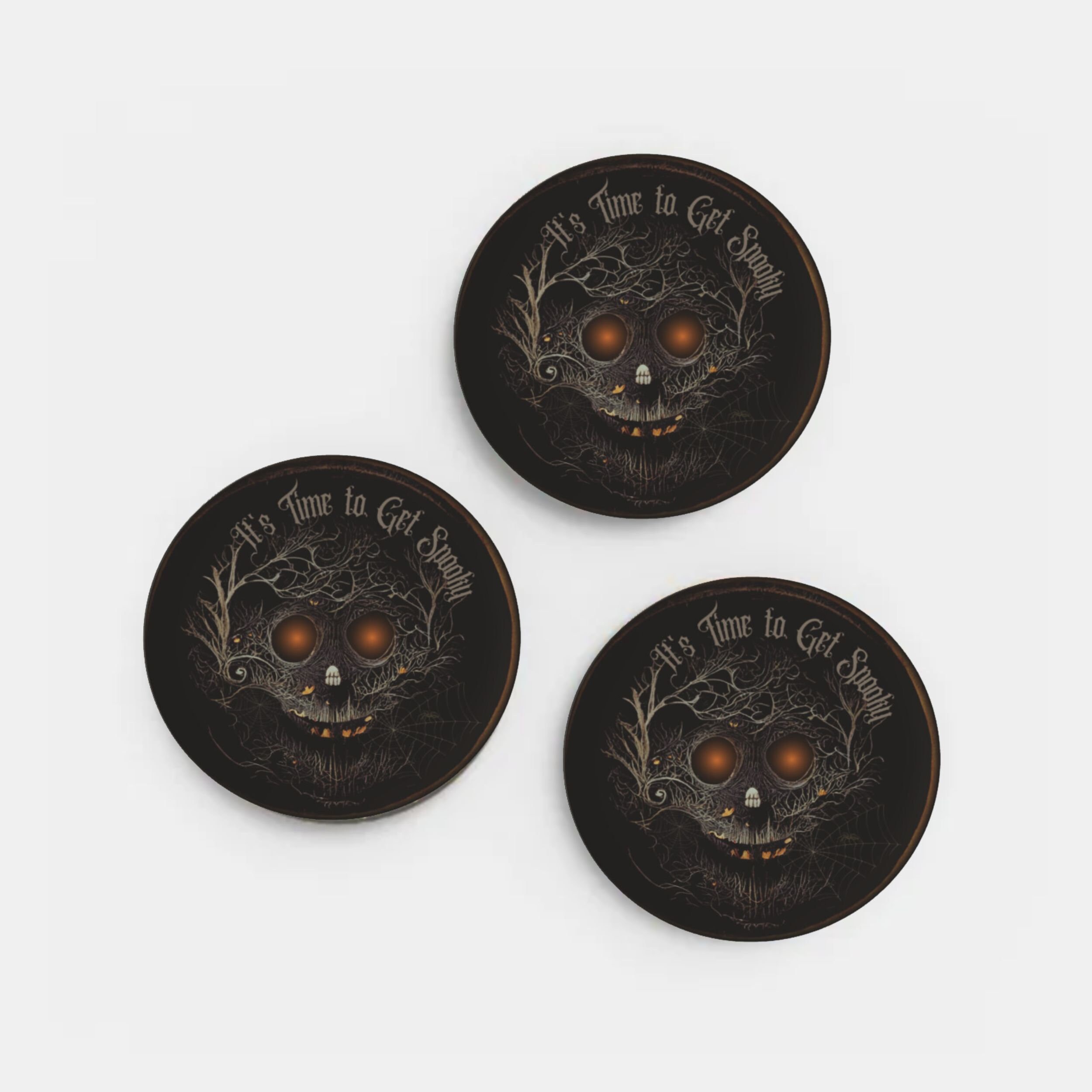 Scary Halloween China Plate Halloween Party Plates Dining Set - Etsy