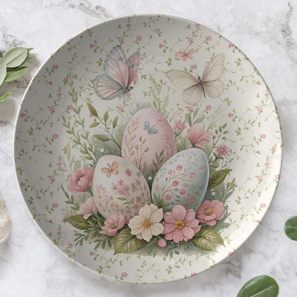 Easter Plate - Etsy