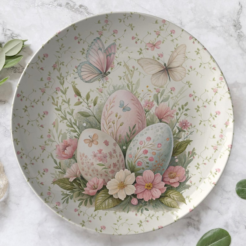 Happy Easter Plates, Easter Brunch Table Decor Prayer Luncheon Plate ...