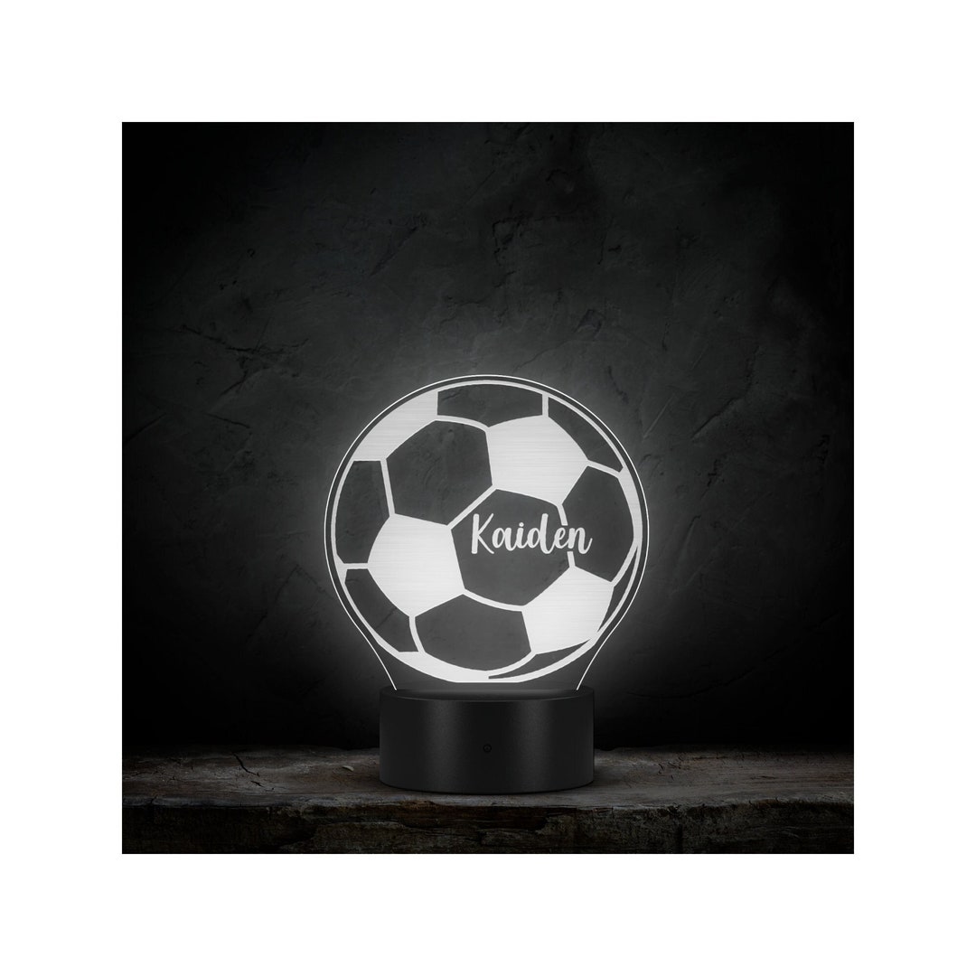 Personalized Soccer Gift Custom Night Light, Sports Gift Custom Soccer ...