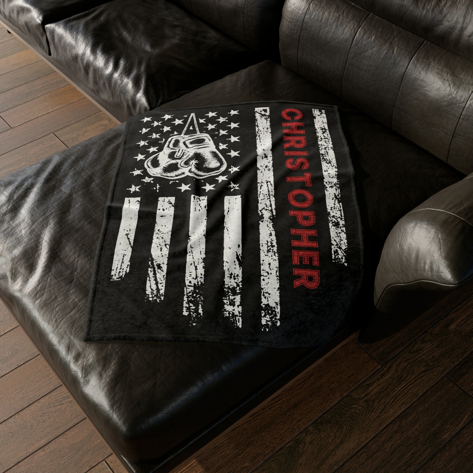 Personalized Boxing Blanket Gift for Boxer, Boxing Coach Gift Custom ...