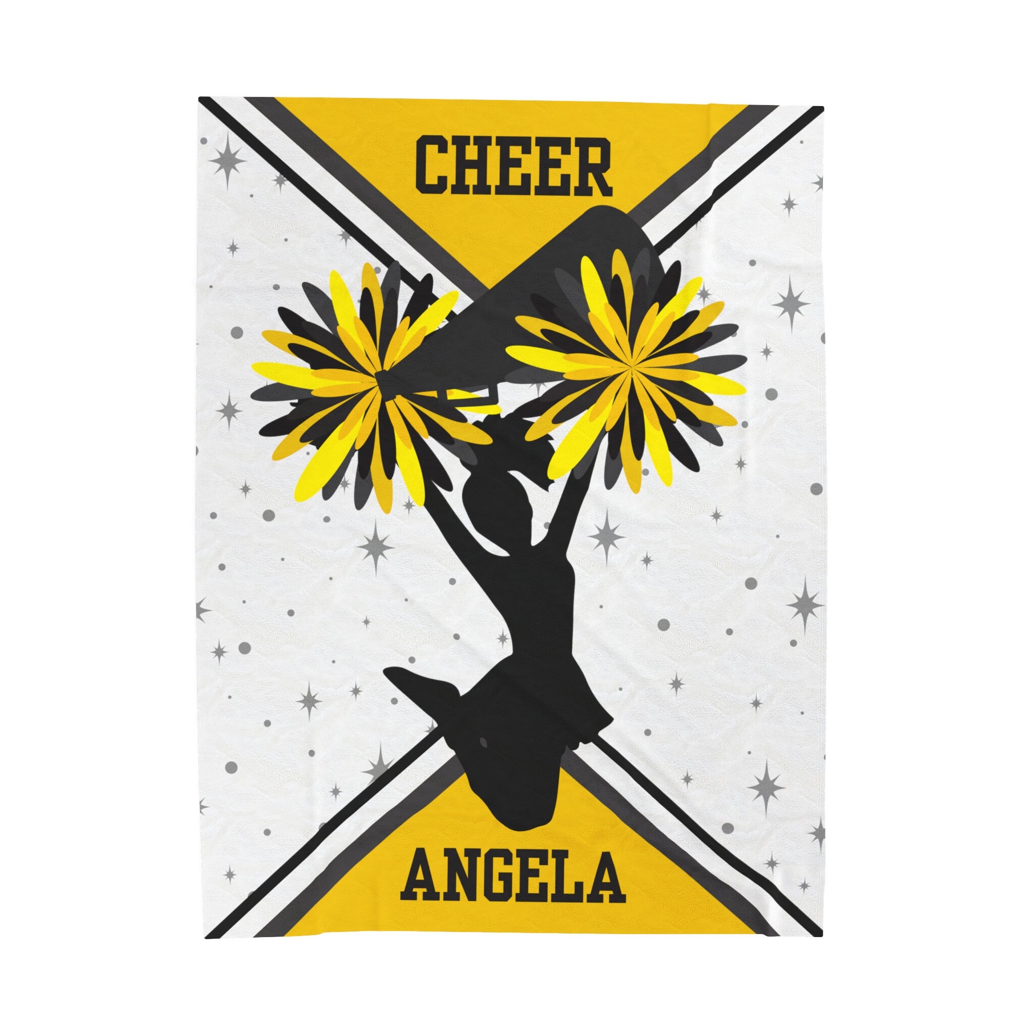 Personalized Cheerleader Blanket Cheer Gift for Girls, Minky Throw ...