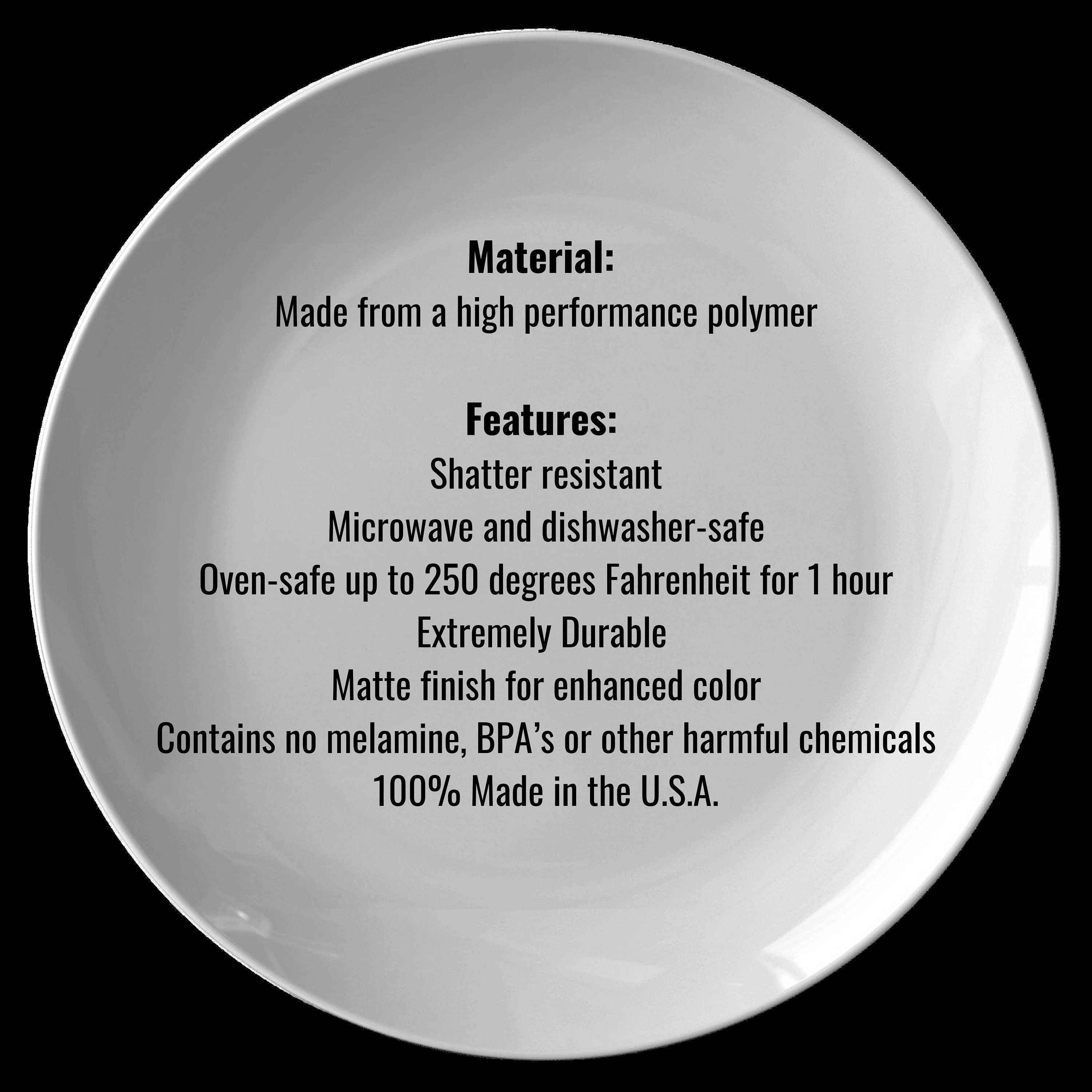 Thermosaf Polymer Halloween Plates Haunted Mansion Haunted House Decor ...