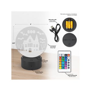 Haunted House Halloween Led Light Halloween Home Decor, Halloween ...