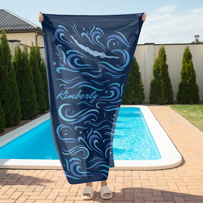 Swim Embroidery - Etsy
