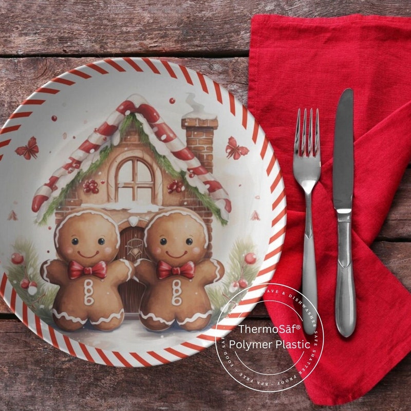 Gingerbread Plates Dishes - Etsy