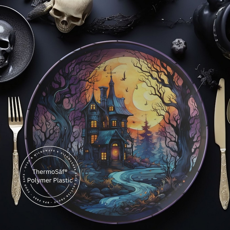Halloween Plate - Etsy