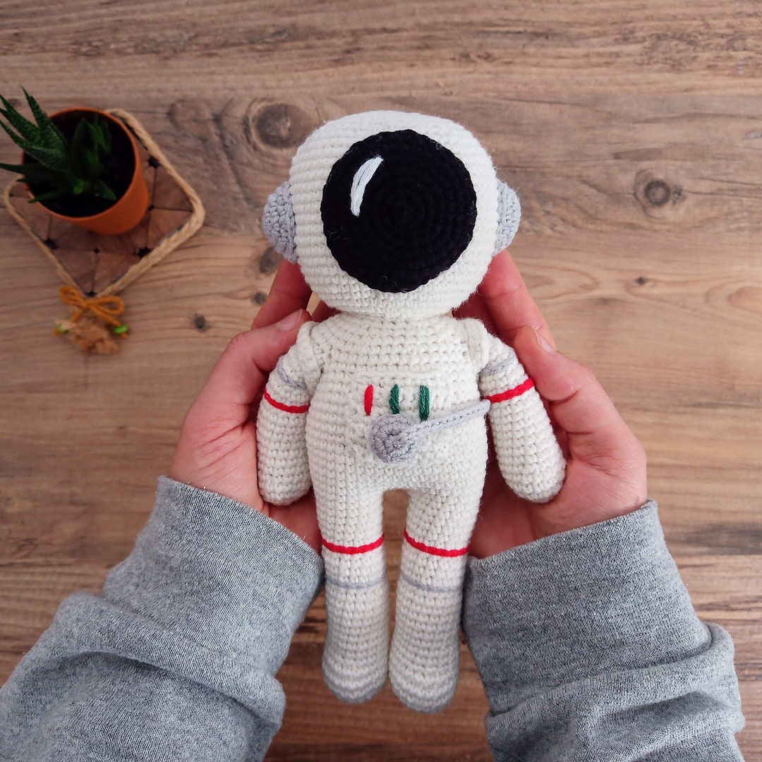 Crochet Astronaut Plushie: Handmade Spaceman Toy - Etsy