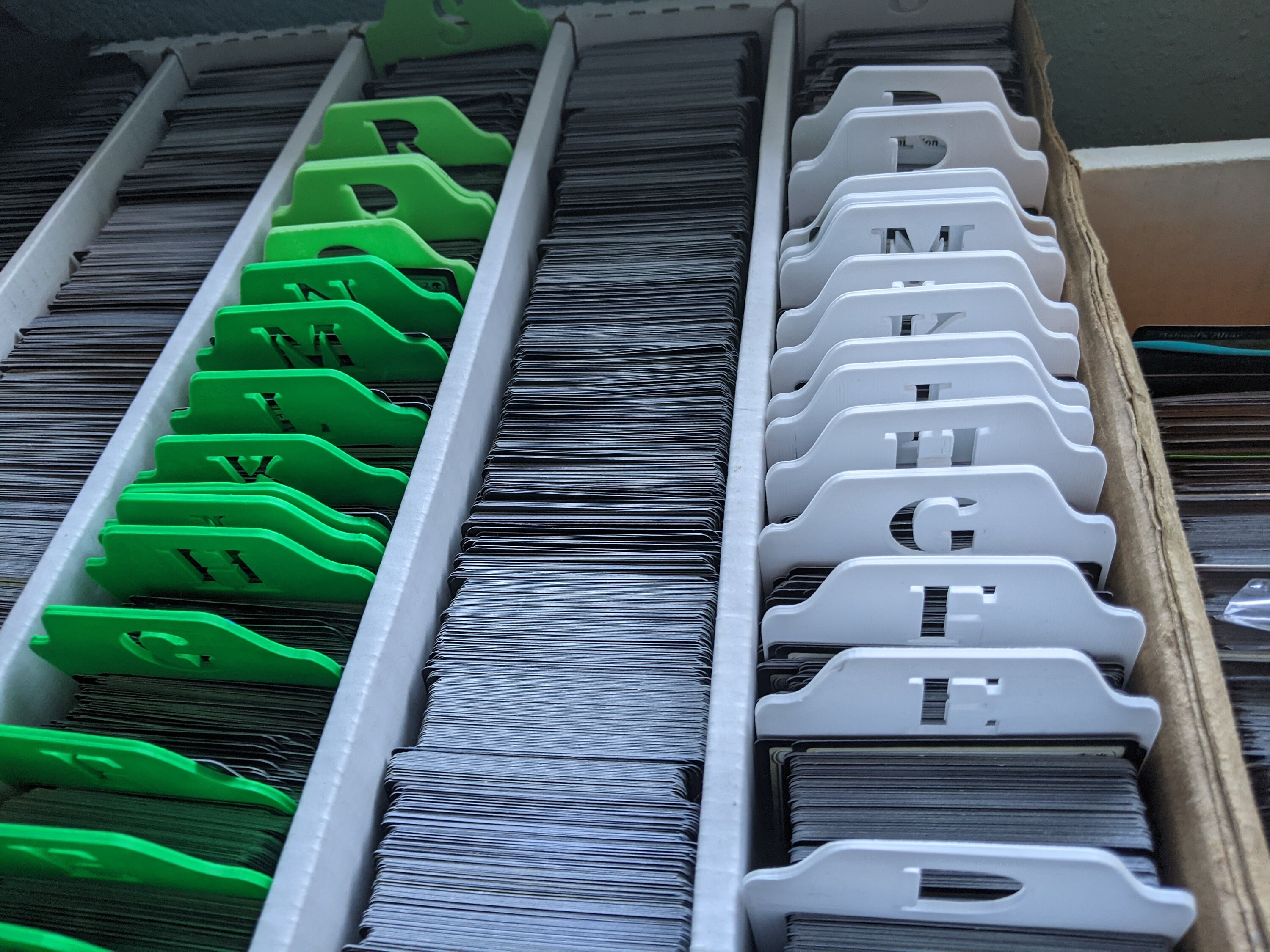 Tcg Card Divider Organizer Letters Alphabet A-Z Mtg Pokemon Sports ...