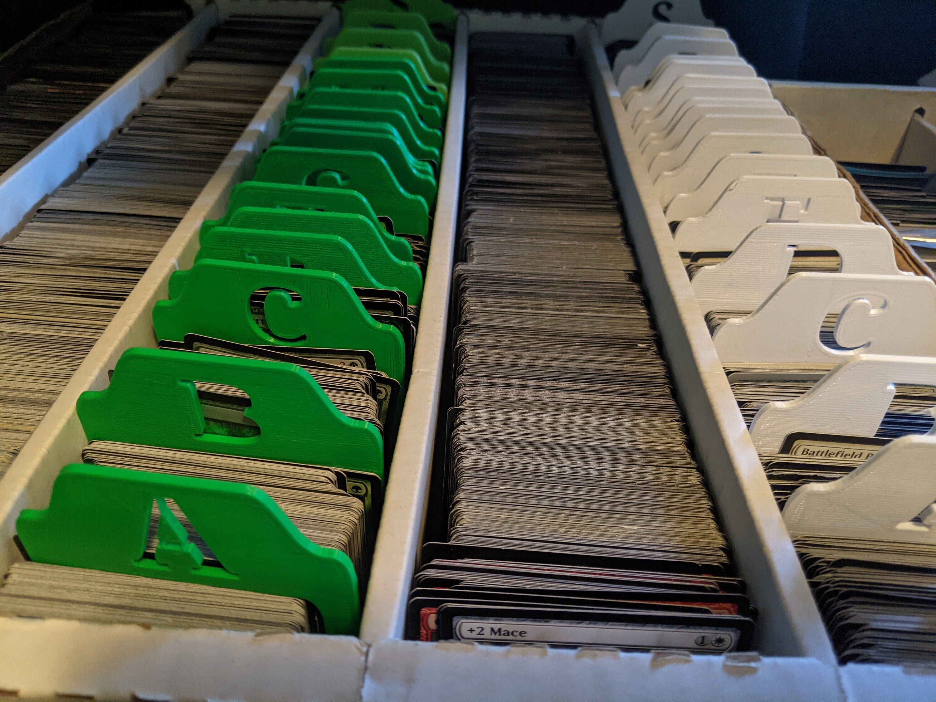 Tcg Card Divider Organizer Letters Alphabet A-Z Mtg Pokemon Sports ...