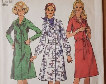 Vintage 1970s Simplicity 9800 Sewing Pattern Size 10 Bust 32.5 or Size ...