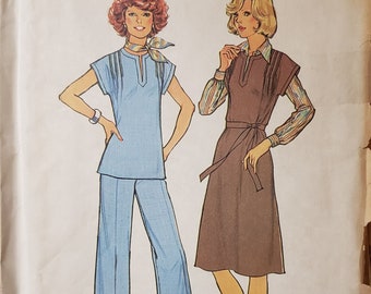 1970s Vintage Simplicity 5341 Sewing Pattern Misses Top - Etsy