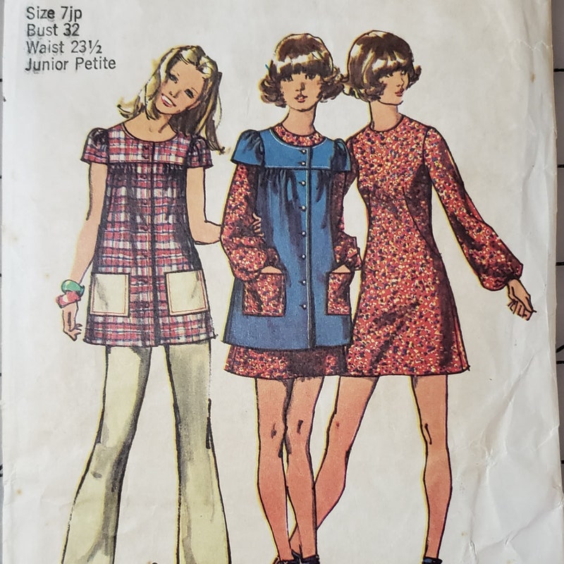 70s Dress Pattern - Etsy
