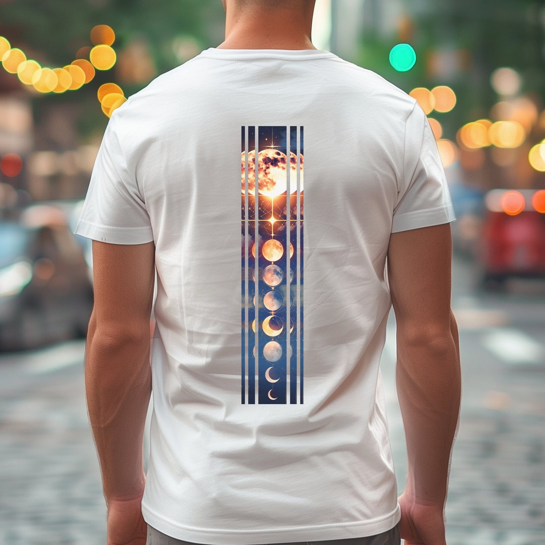 Mooncapes Abstract Shirt Abstract Art Shirt, Space Clothes, Minimalist ...