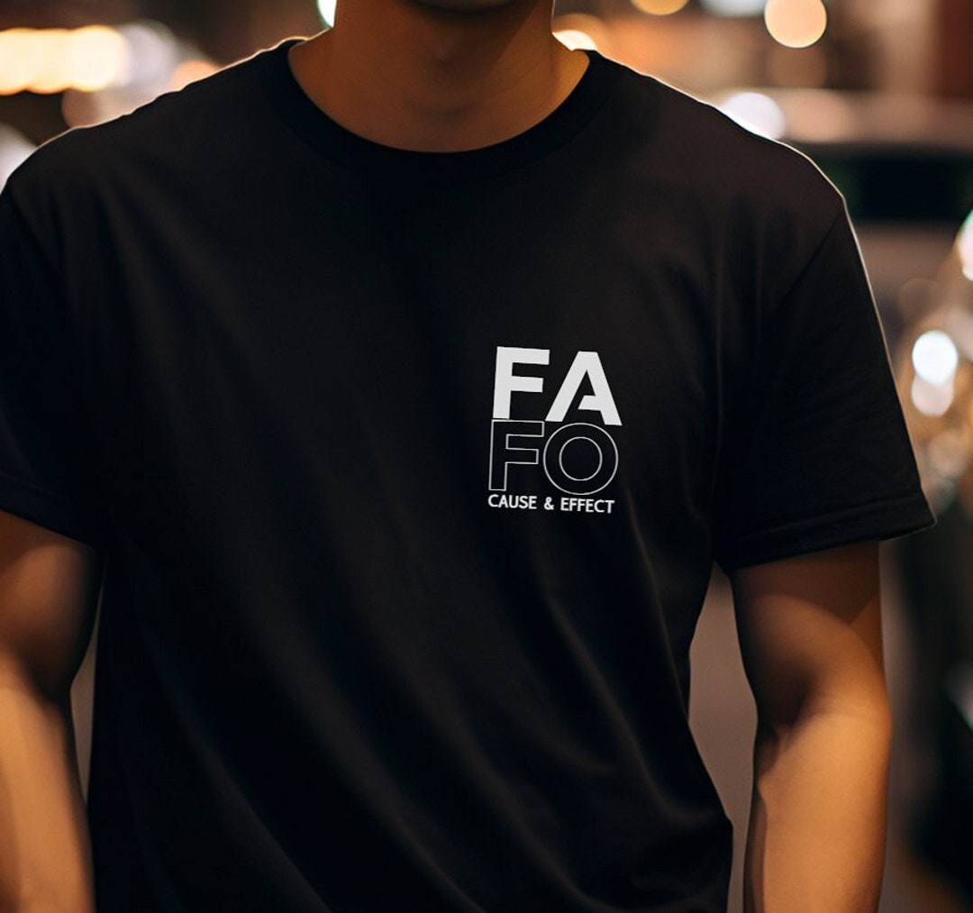 FAFO T-shirt, Unisex Crewneck T-shirt for Her, Shirt for Him, F Around ...
