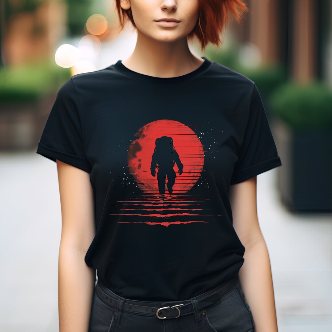 Red Moon Interstellar Travel Shirt | Space Travel, Space Shirts ...